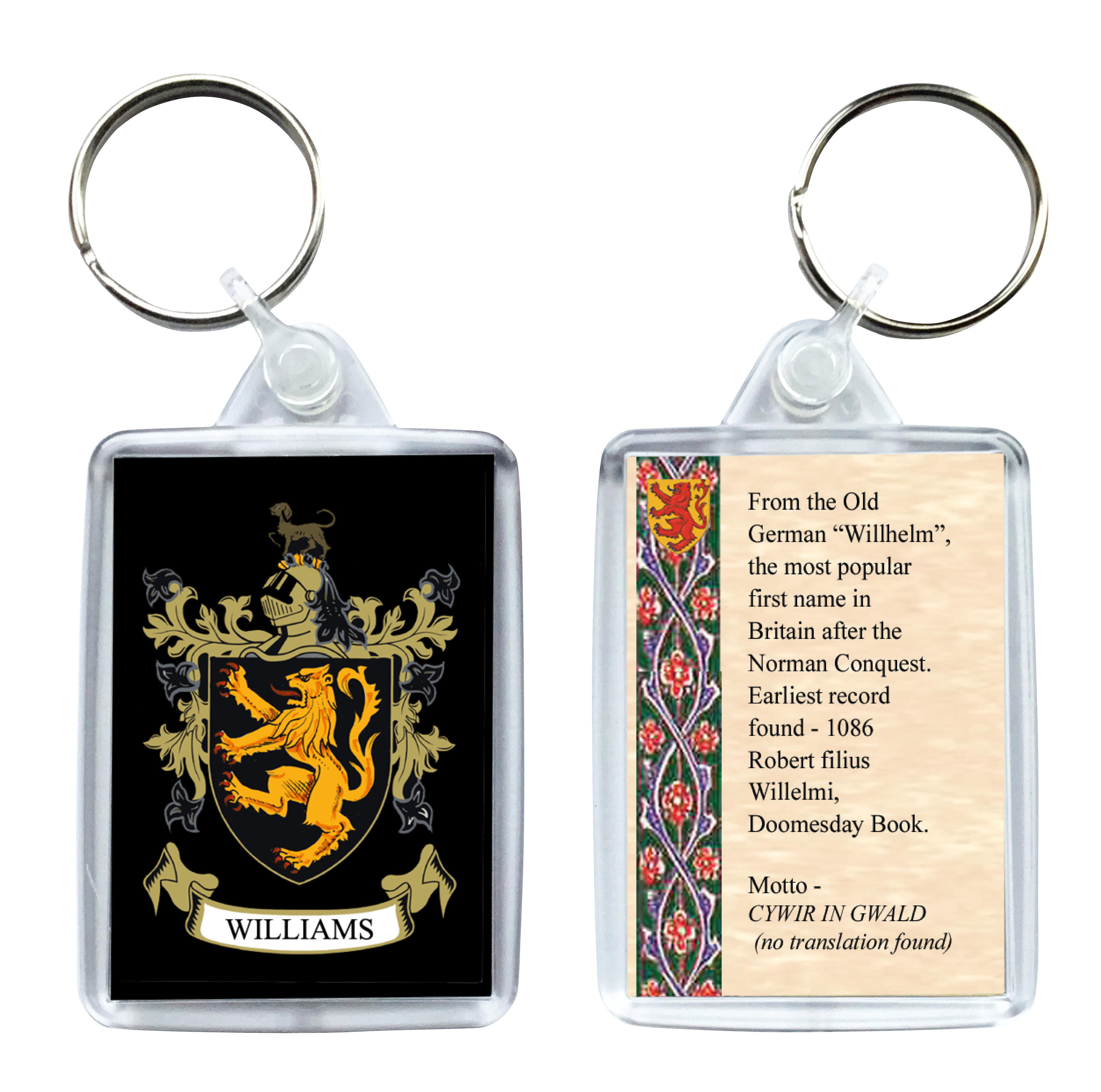 Happy Larry Coat of Arms Keyring - Williams | Wayfair.co.uk