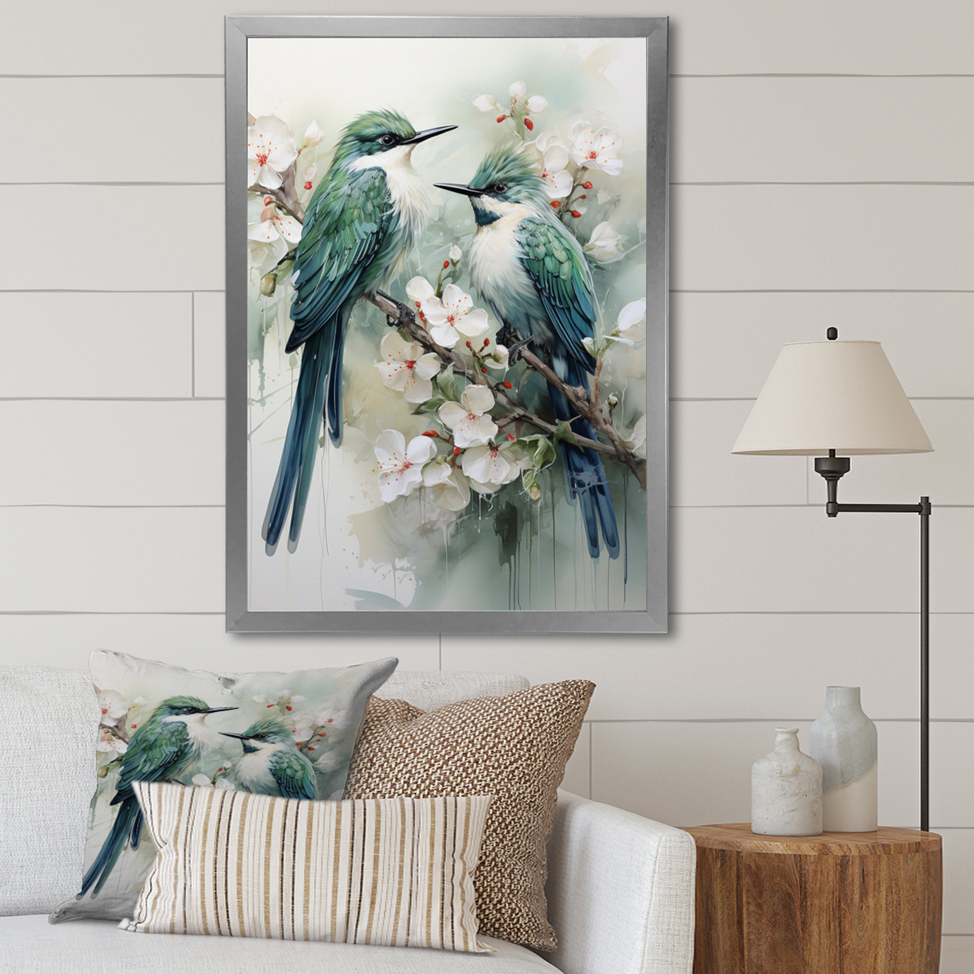 Red Barrel Studio® Ayondela Bird Serenade Of Feathers I On Canvas Print ...