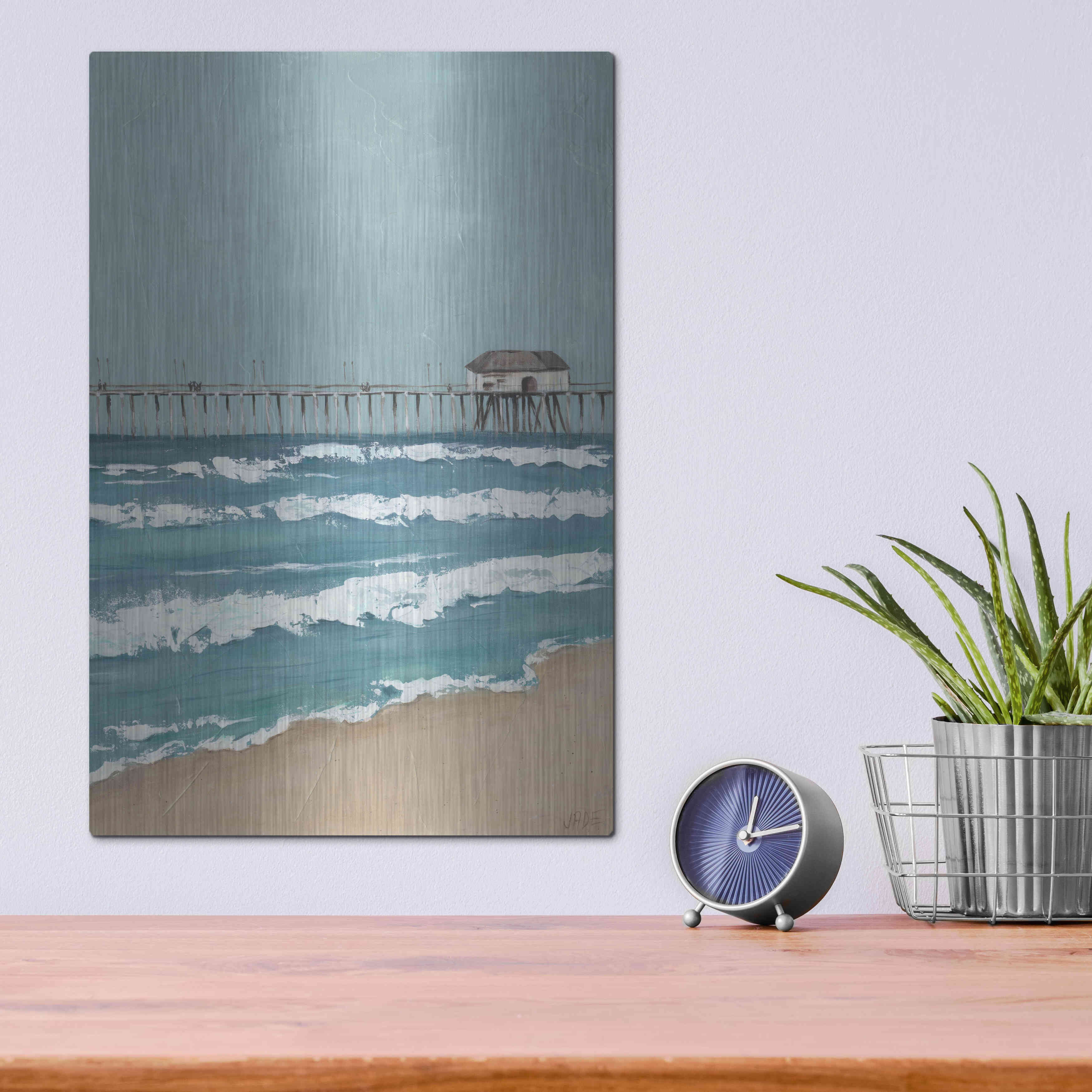 Dovecove Fishing Pier Diptych II by Jade Reynolds - Unframed Painting ...