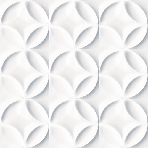 Qube Tiles Catavento 23" x 23" 3D Textured Wall Tile | Wayfair