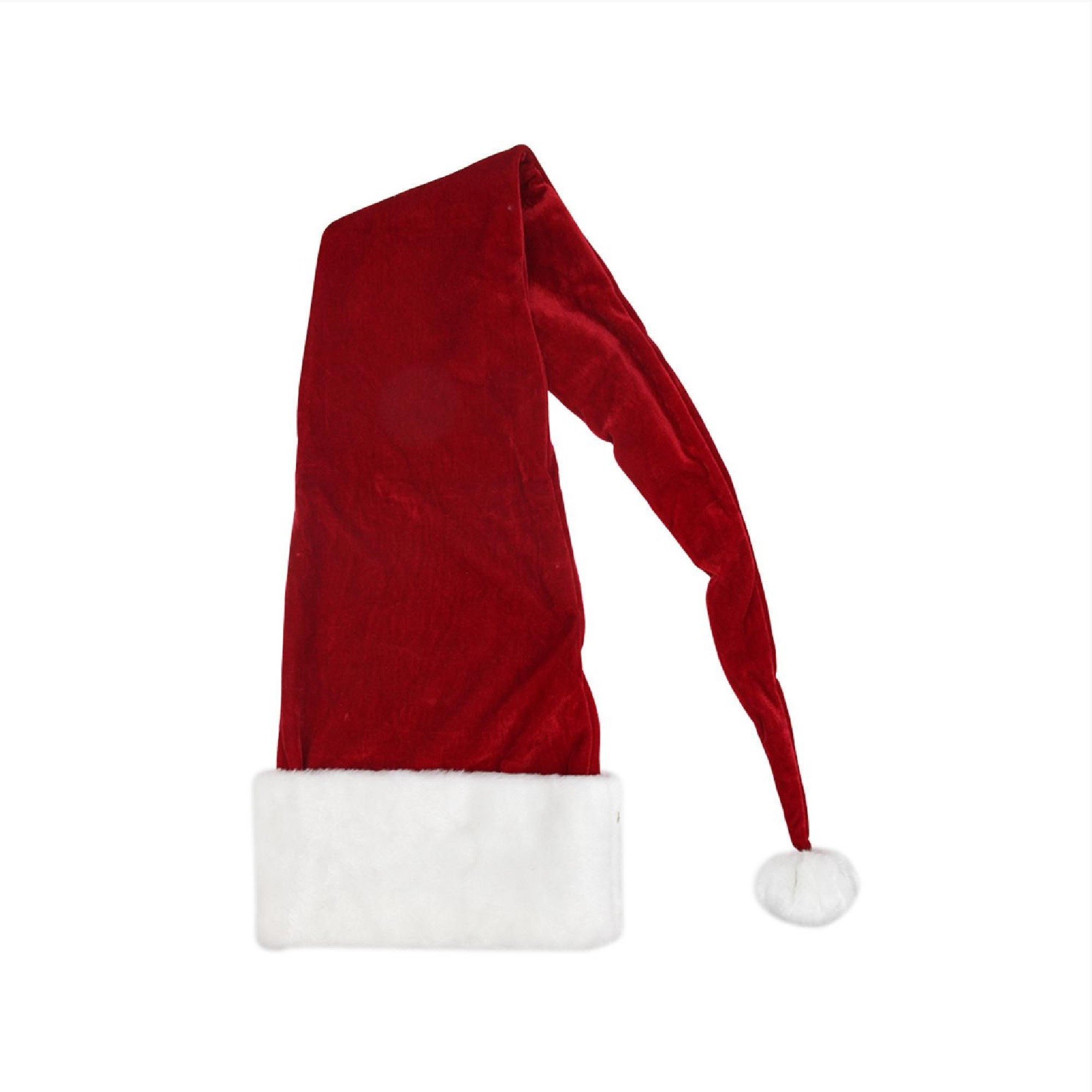 The Holiday Aisle® Red and White Santa Unisex Adult Christmas Hat ...