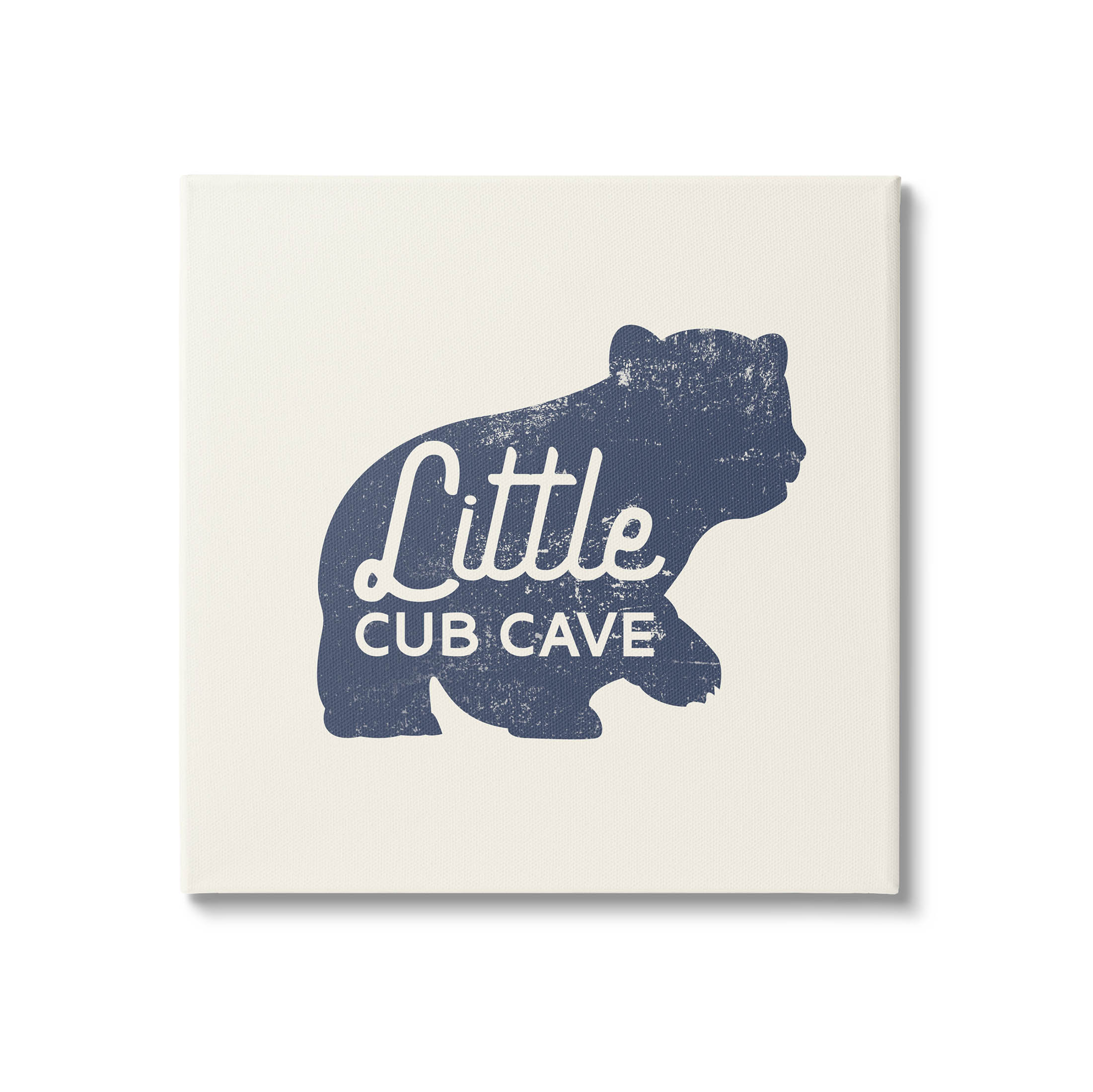 Stupell Industries Little Cub Cave Animal Canvas Wall Art By Lil' Rue ...