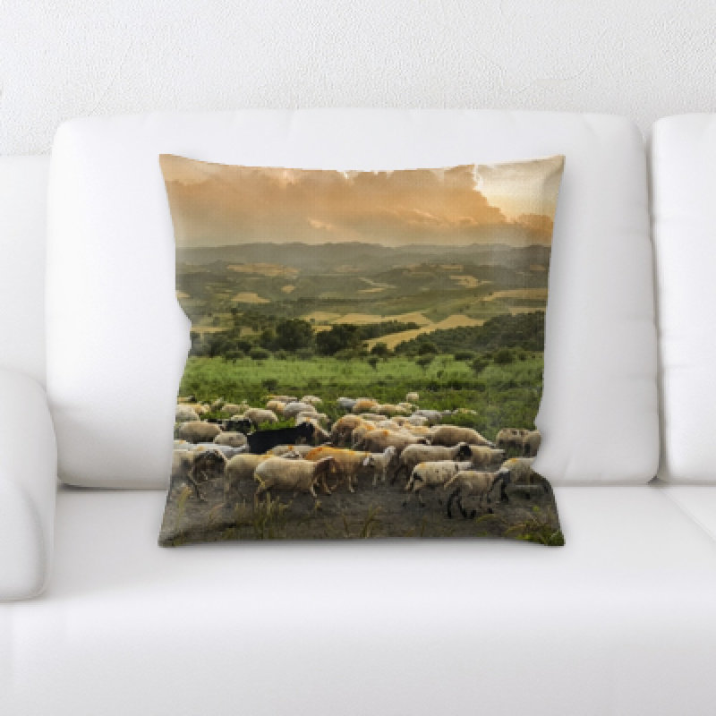 Rug Tycoon Sheep Throw Pillow | Wayfair