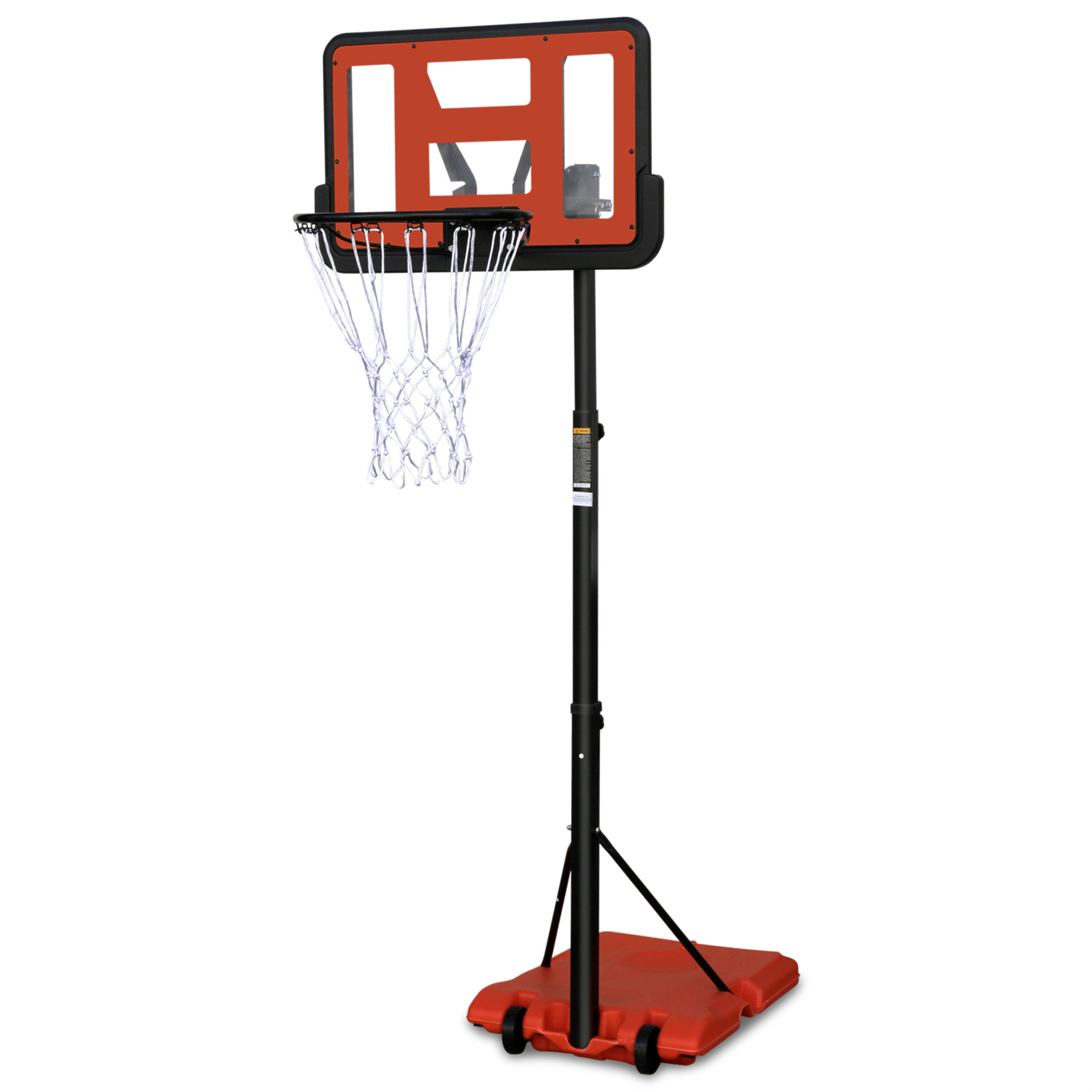 LOONGFIELD Use For Outdoor Height Adjustable 4.8 To 7.7Ft Basketball ...