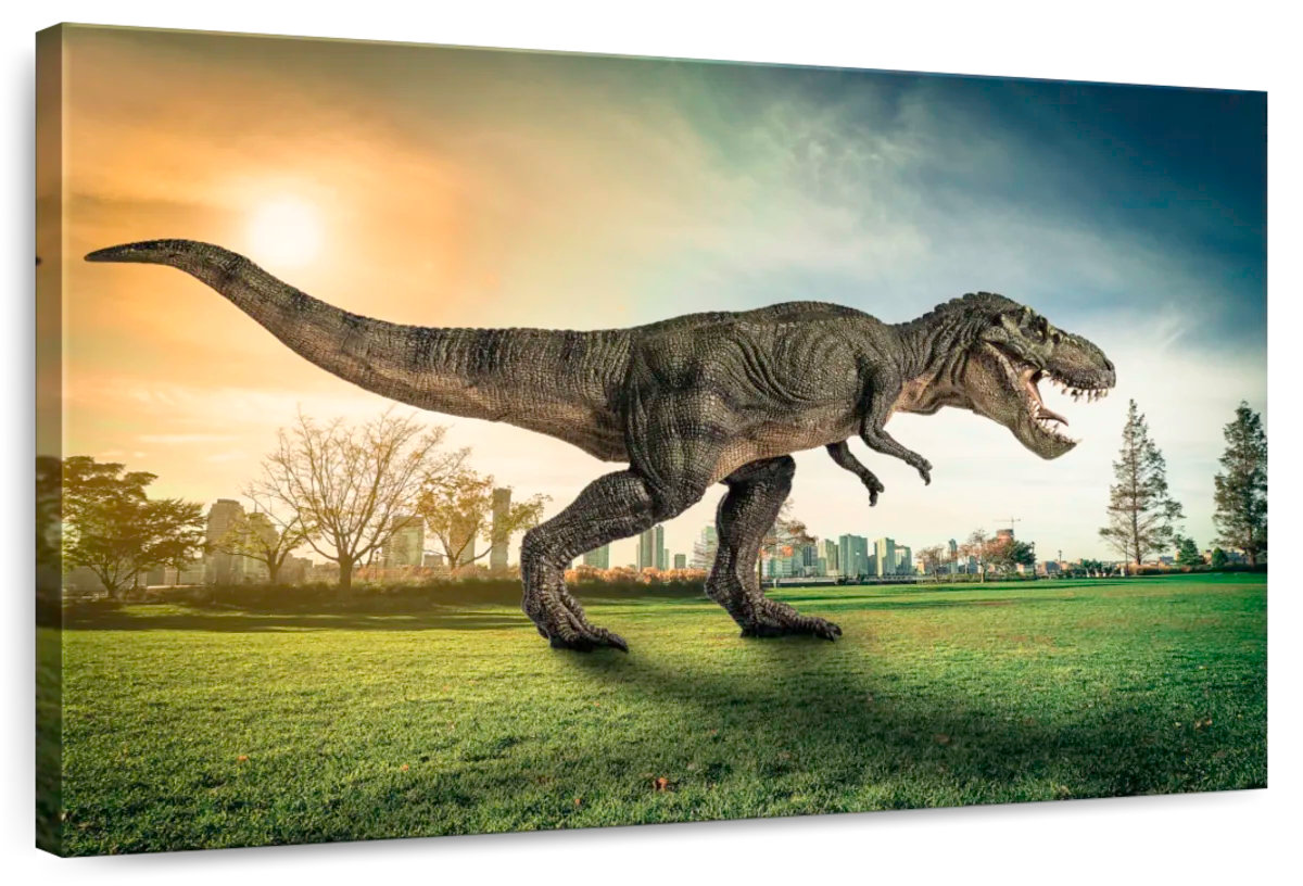 Ebern Designs T Rex In The City - Wayfair Canada