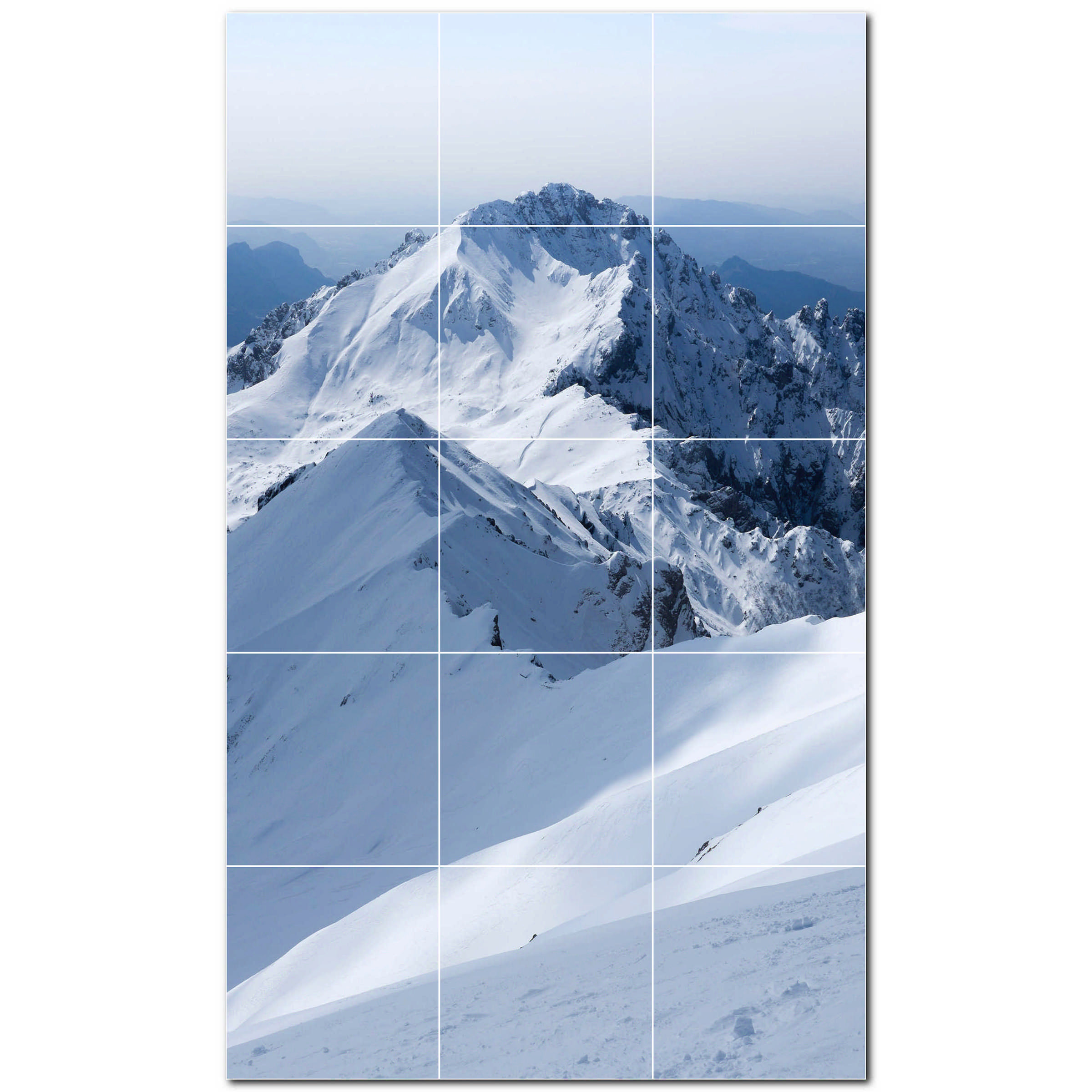 Picture-Tiles.com 24" x 40" Ceramic Winter Photo Decorative Mural Tile ...