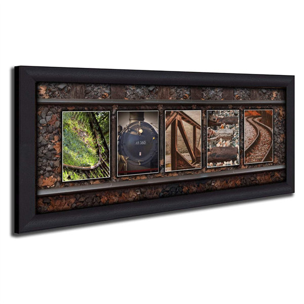Latitude Run® Train Railroad Name Art by Personal Prints - Print ...
