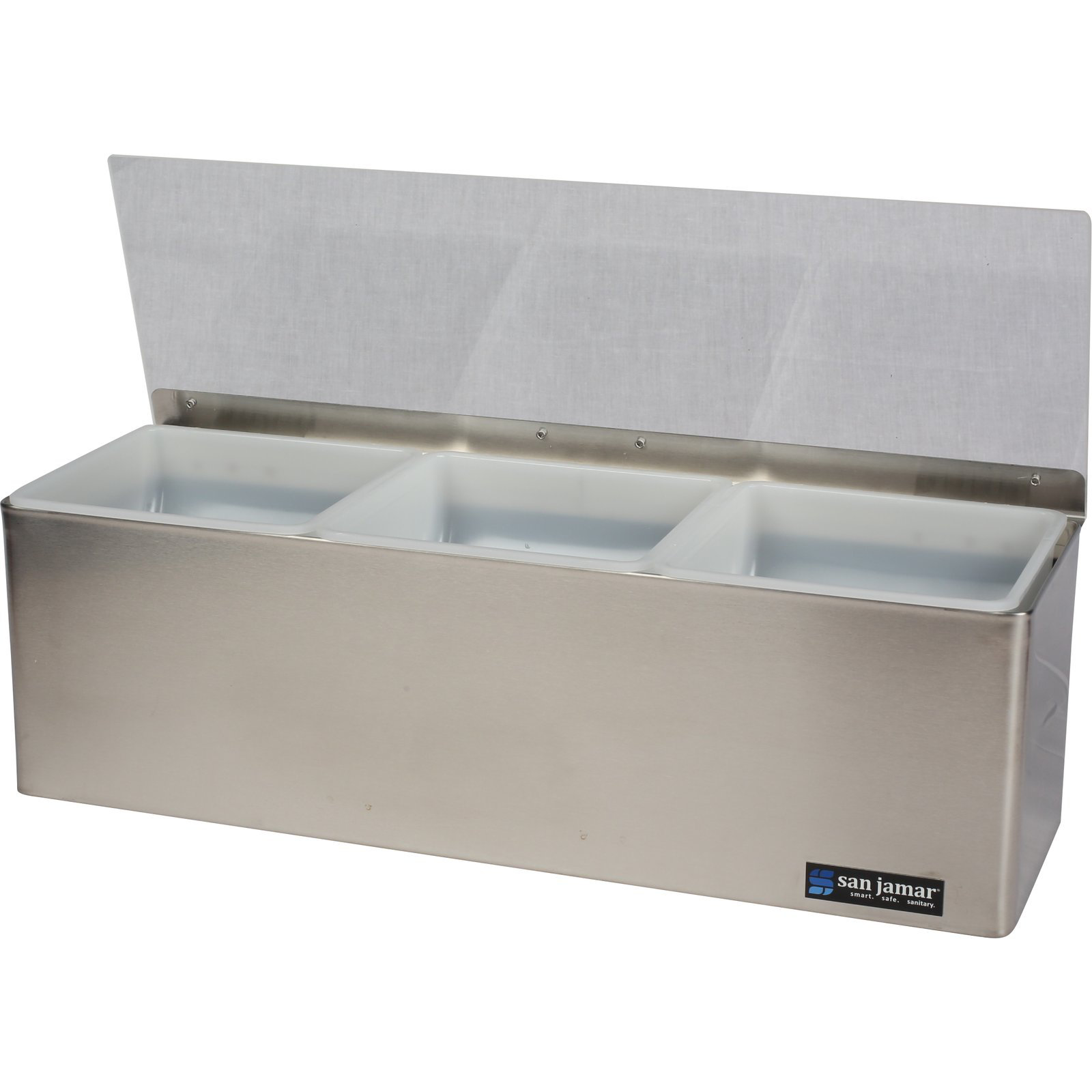Carlisle Food Service Products 3 qt. Rectangle Stainless Steel Food ...