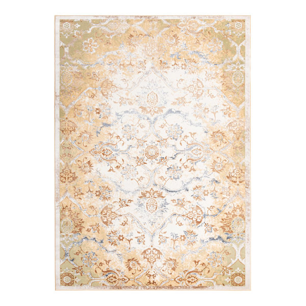 Langley Street Alamo Performance Yellow Rug & Reviews | Wayfair