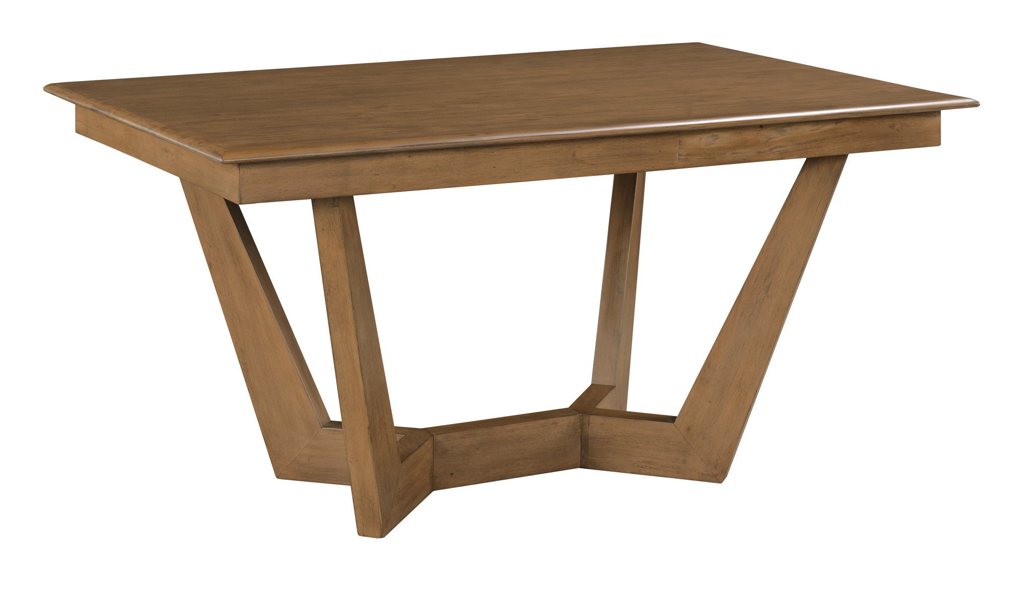 Kincaid 60" RECTANGULAR TRESTLE TABLE PKG, LATTE | Wayfair