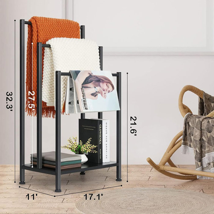 HOOBRO Metal Blanket/Quilt Rack & Reviews | Wayfair