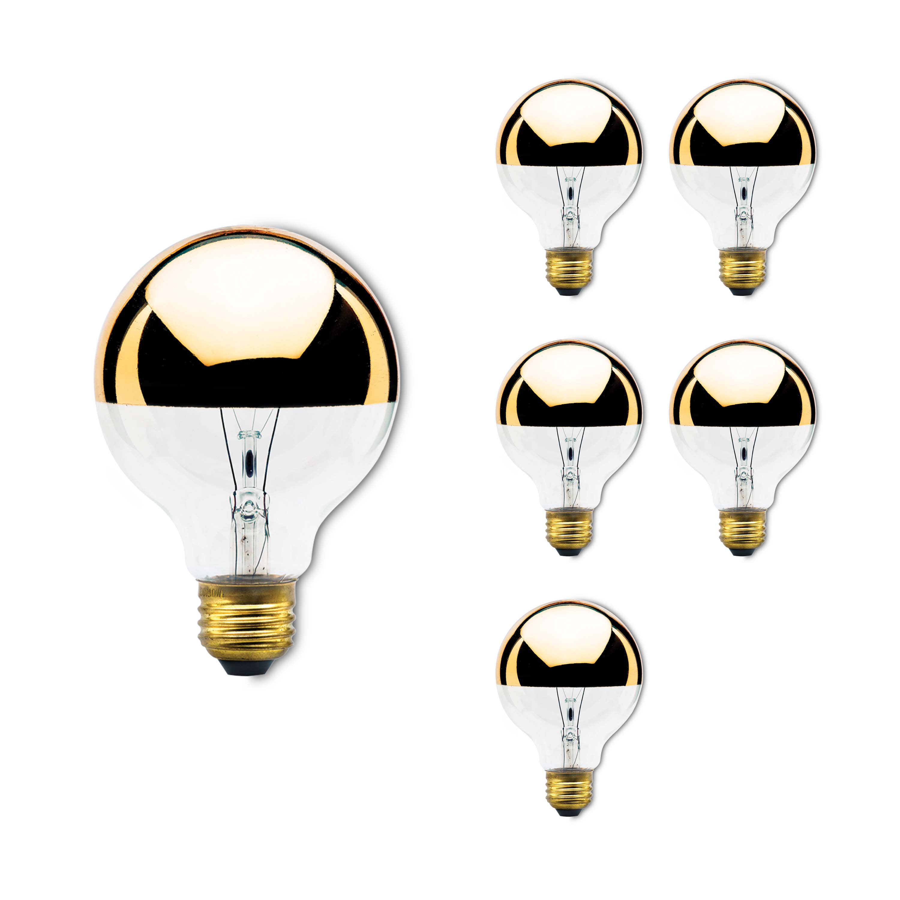 Bulbrite Industries 40 Watt Silver Bowl G25 Incandescent Dimmable Light ...