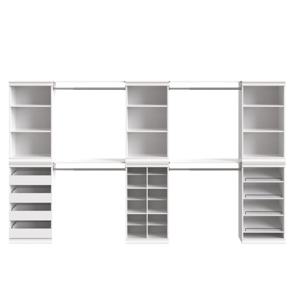 ClosetMaid Modular Storage Large Reach In Closet System & Reviews | Wayfair