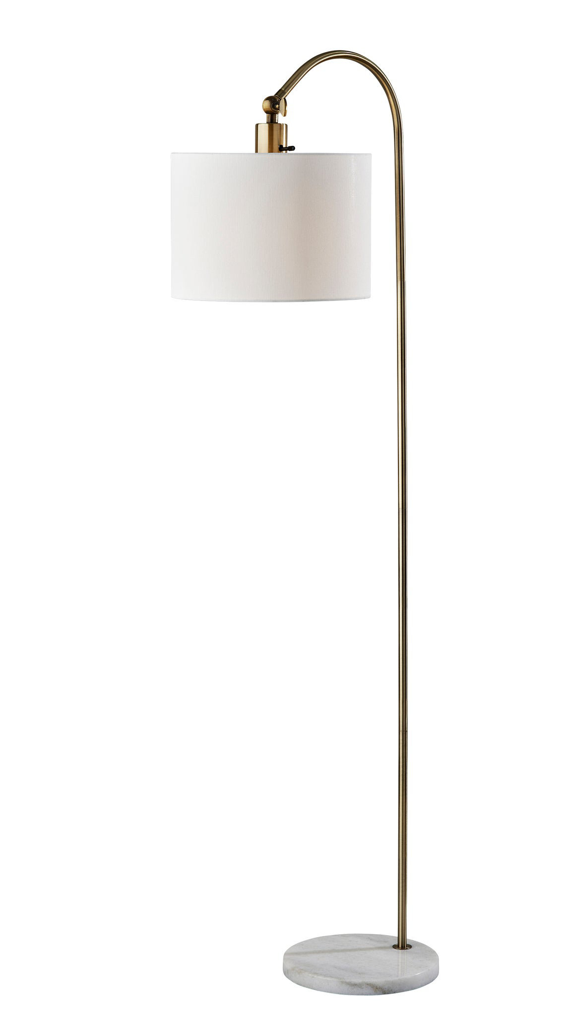 Mercer41 Lucianna 59'' Gold Task/Reading Floor Lamp | Wayfair