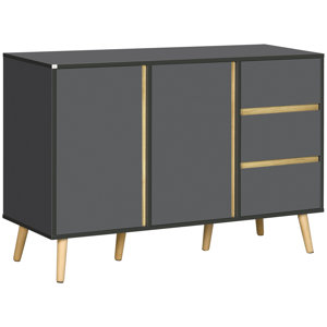 Norden Home Cambria 120 Cm Wide 3 Drawer Sideboard & Reviews | Wayfair ...