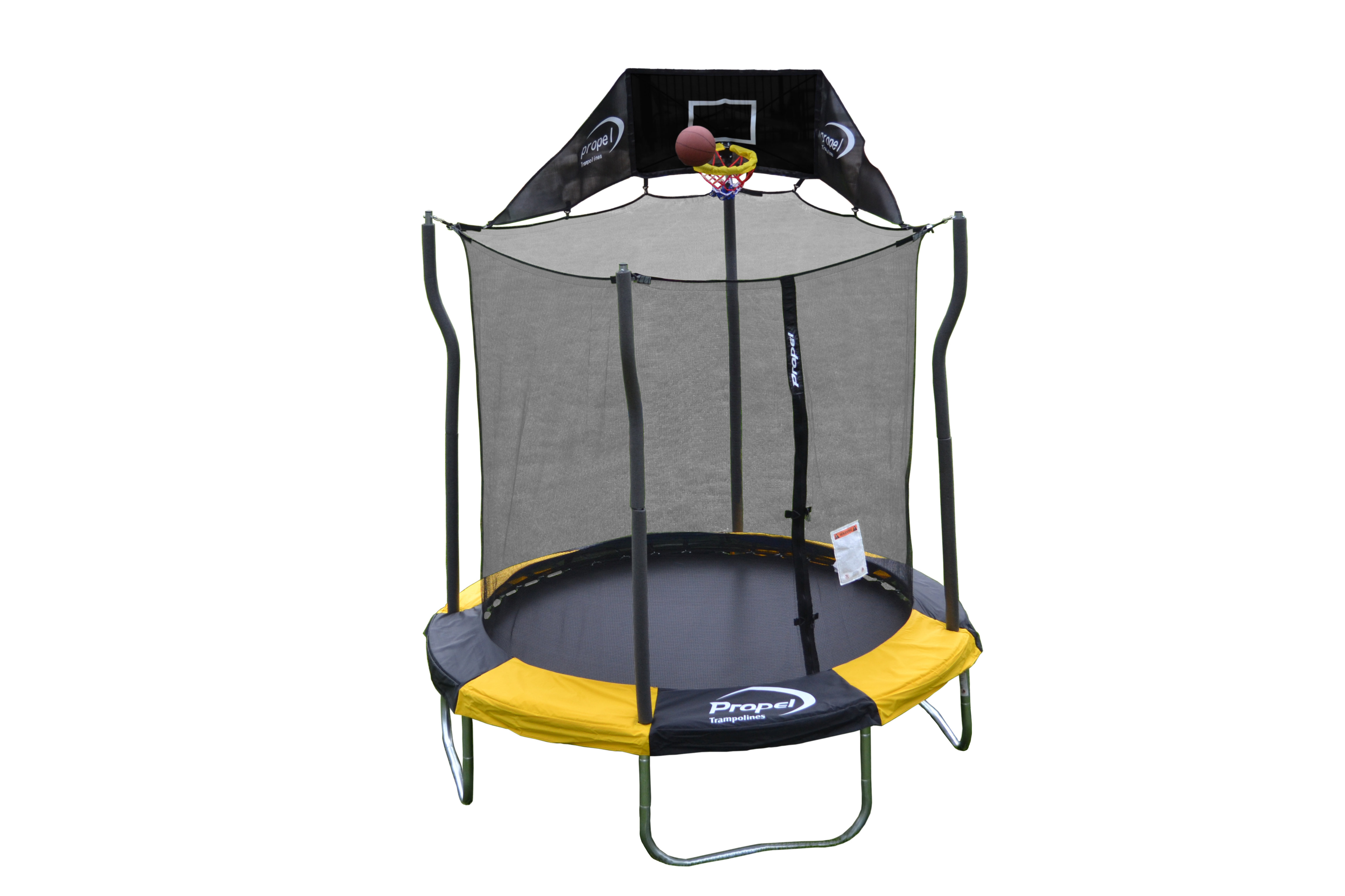 Propel Trampolines Propel 7' Round Trampoline with Safety Enclosure ...