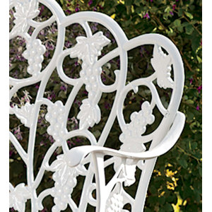 Plow & Hearth Grapevine Aluminum Garden Bench & Reviews | Wayfair