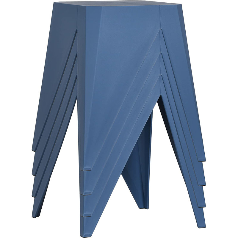 George Oliver Isbella Polypropylene Plastic Accent Stool | Wayfair