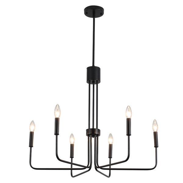 Gracie Oaks Velleda 6 / 8 - Light Modern Minimalist Candlestick Island ...