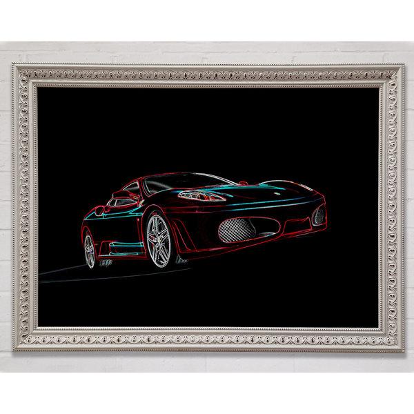 Bright Star Ferrari Front - Single Picture Frame Print | Wayfair.co.uk