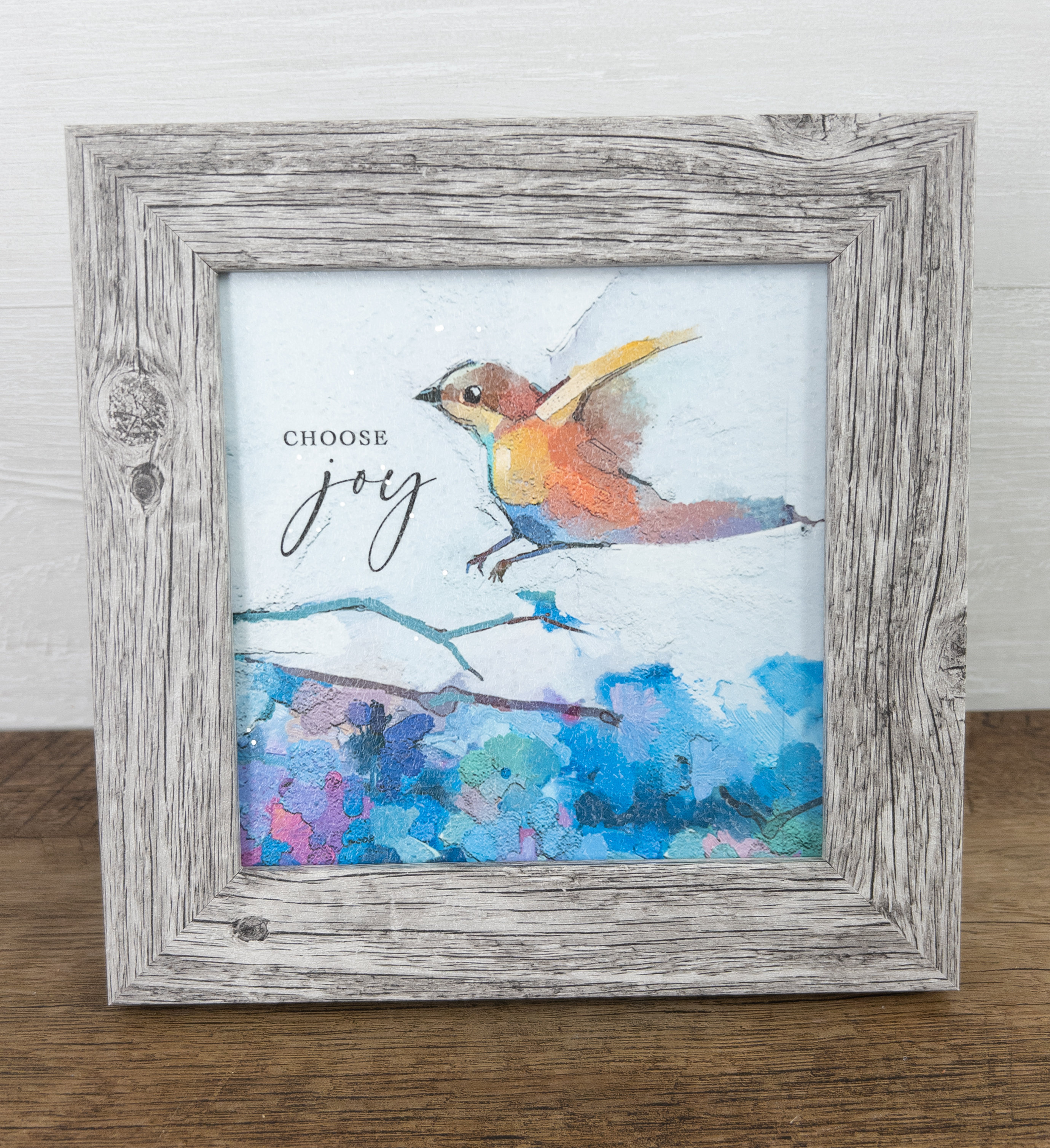 Trinx Choose Joy Bird Watercolor Art Sign - Wayfair Canada