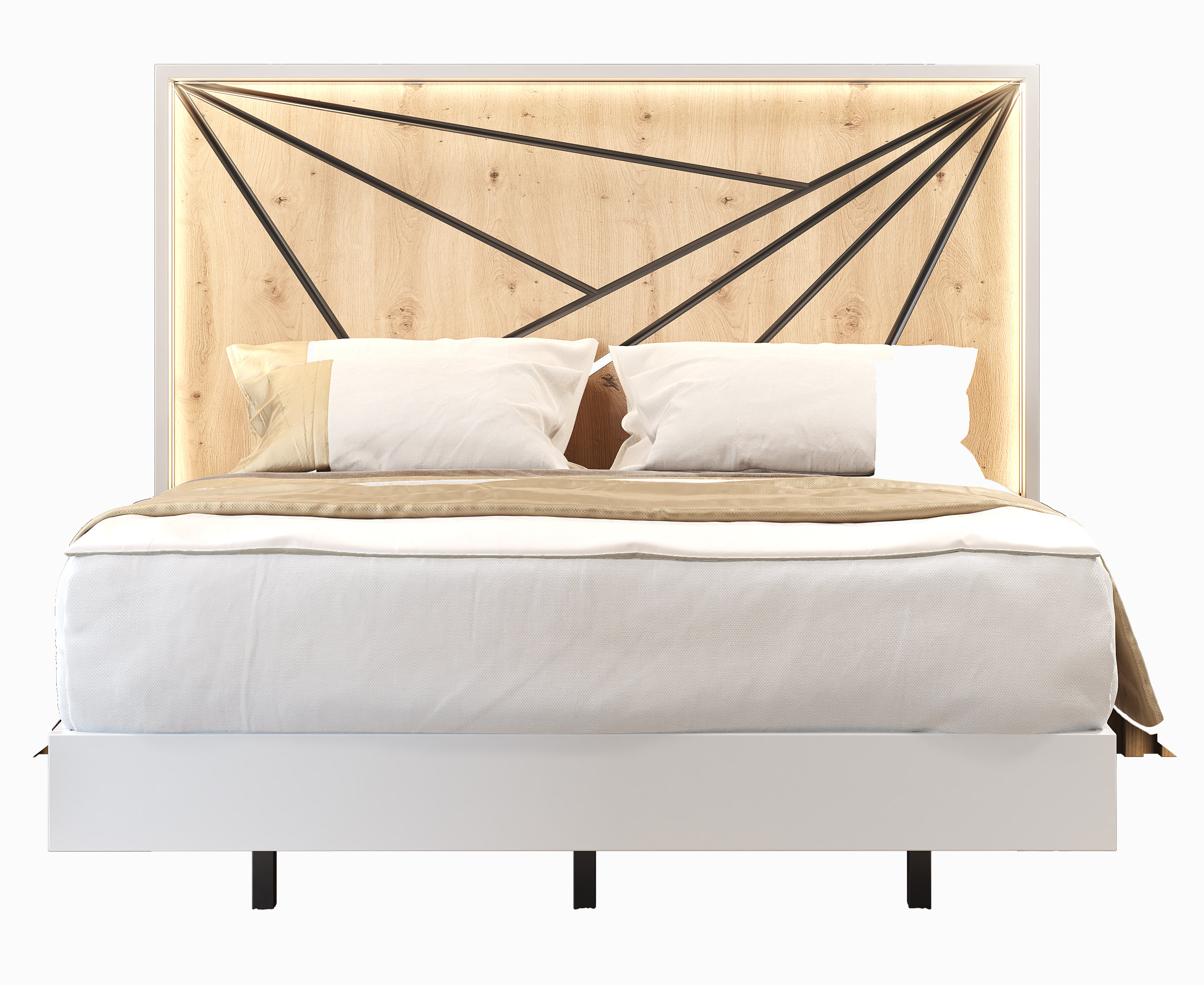 Loon Peak® Eriska Low Profile Panel Bed | Wayfair