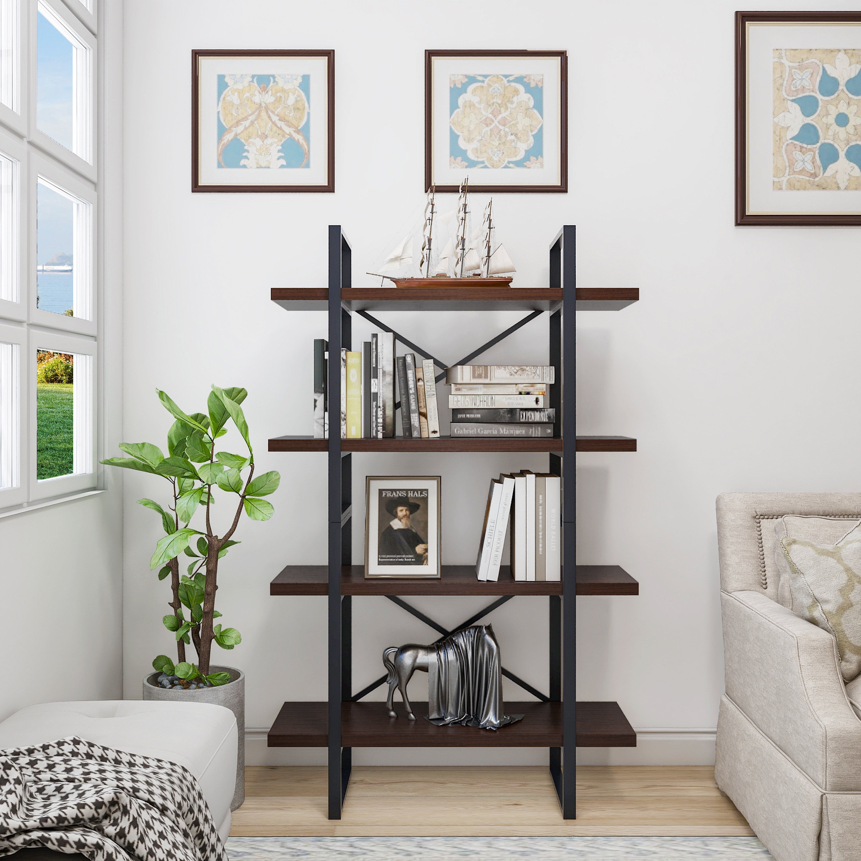 17 Stories Etagere Bookcase | Wayfair
