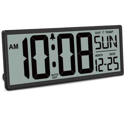 black rectangle clock