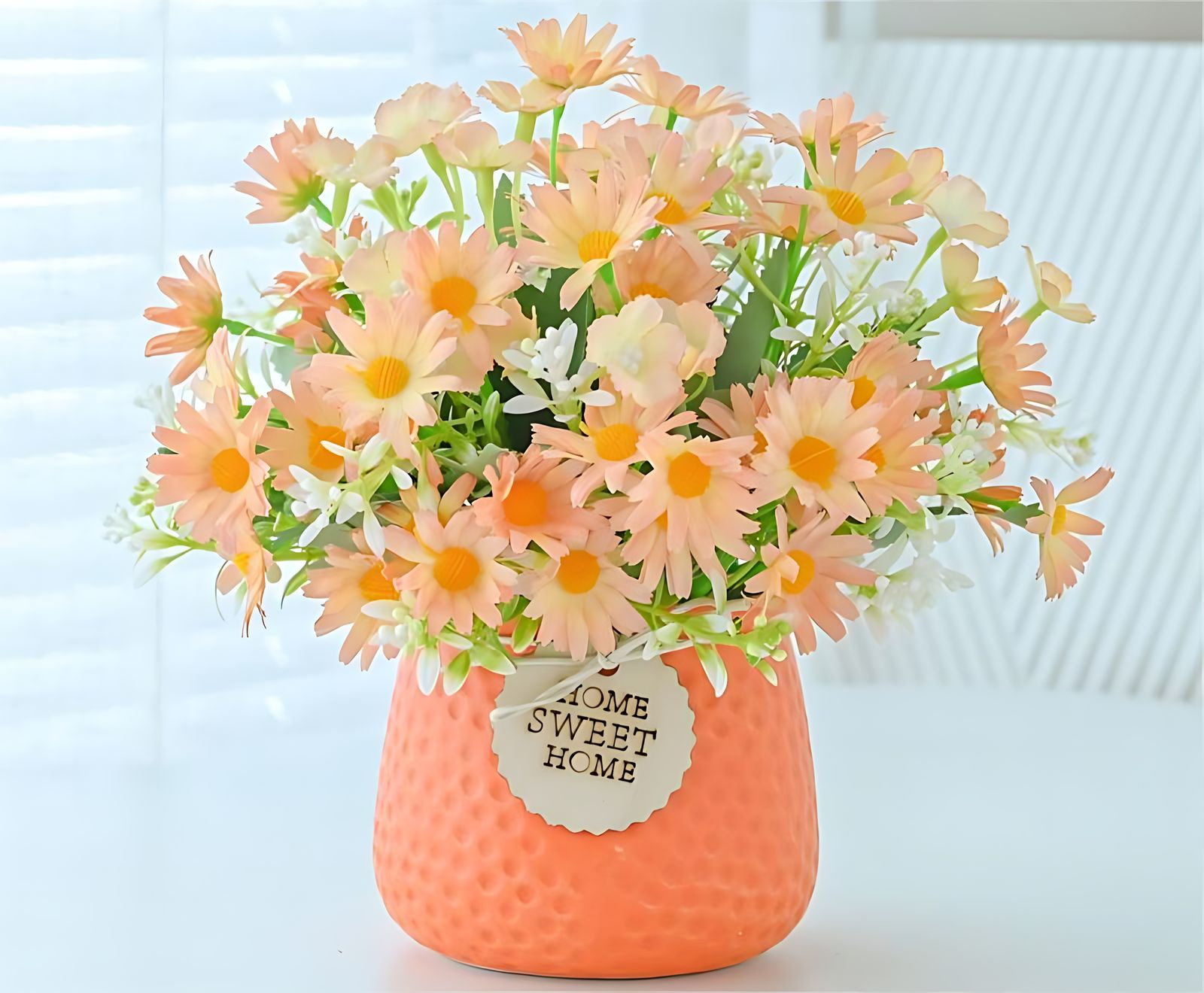 Primrue Artificial Flower Decor - Floral Display For Desk, Dining Table ...