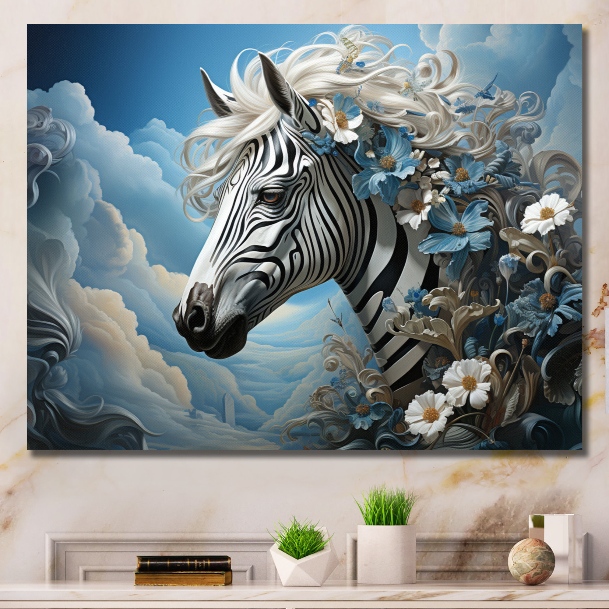 Design Art Surreal Zebra Dreams I On Canvas Print - Wayfair Canada