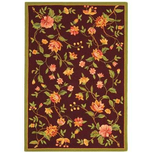Safavieh Chelsea Hand Hooked Wool Floral Rug | Wayfair