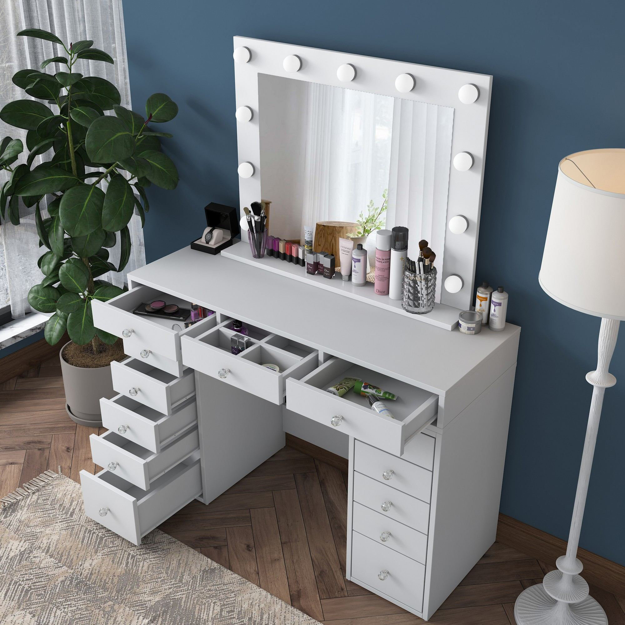 Ivy Bronx Make-Up Table | Wayfair
