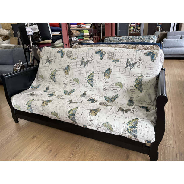 Union Rustic Premium Heavy Texture Zig Zag Futon Cover | Wayfair