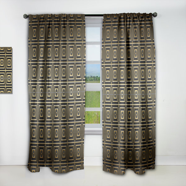 East Urban Home Blackout Single Curtain Panel Panel | Wayfair