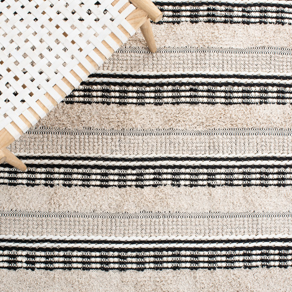 Laurel Foundry Modern Farmhouse® Alva Striped Handwoven Cotton Area Rug ...