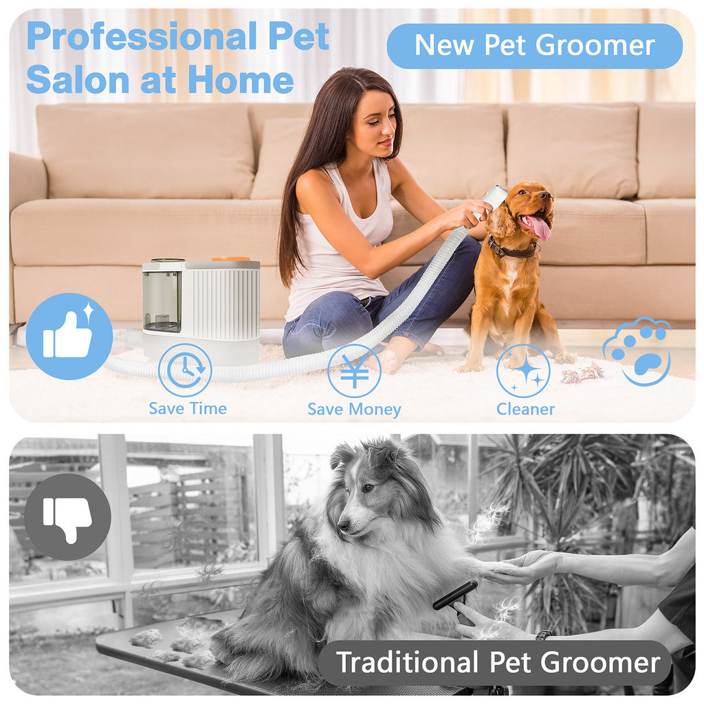 HACUUM Multifunctional Pet Grooming & Vacuum Suction Kit | Wayfair