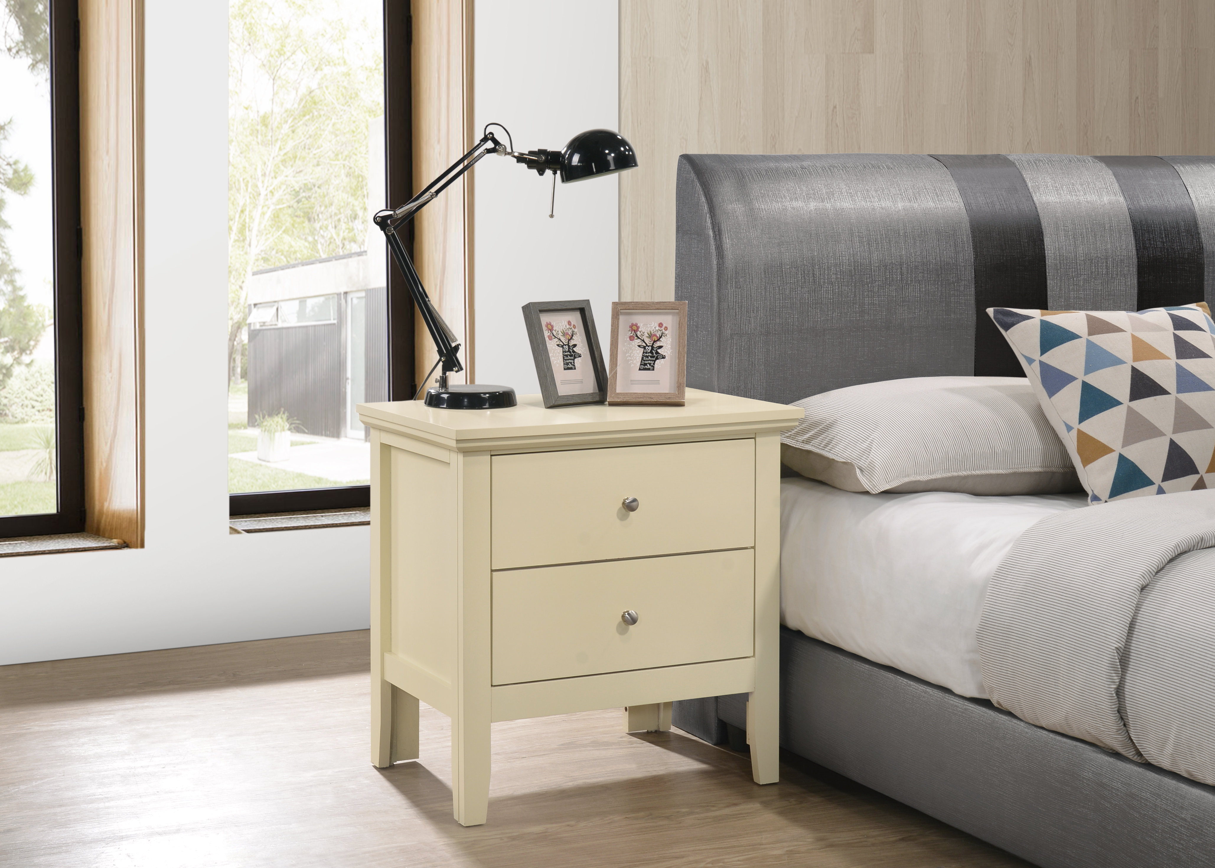 Lark Manor Bedroom End Tables Modern Nightstand Bed Side Table End ...