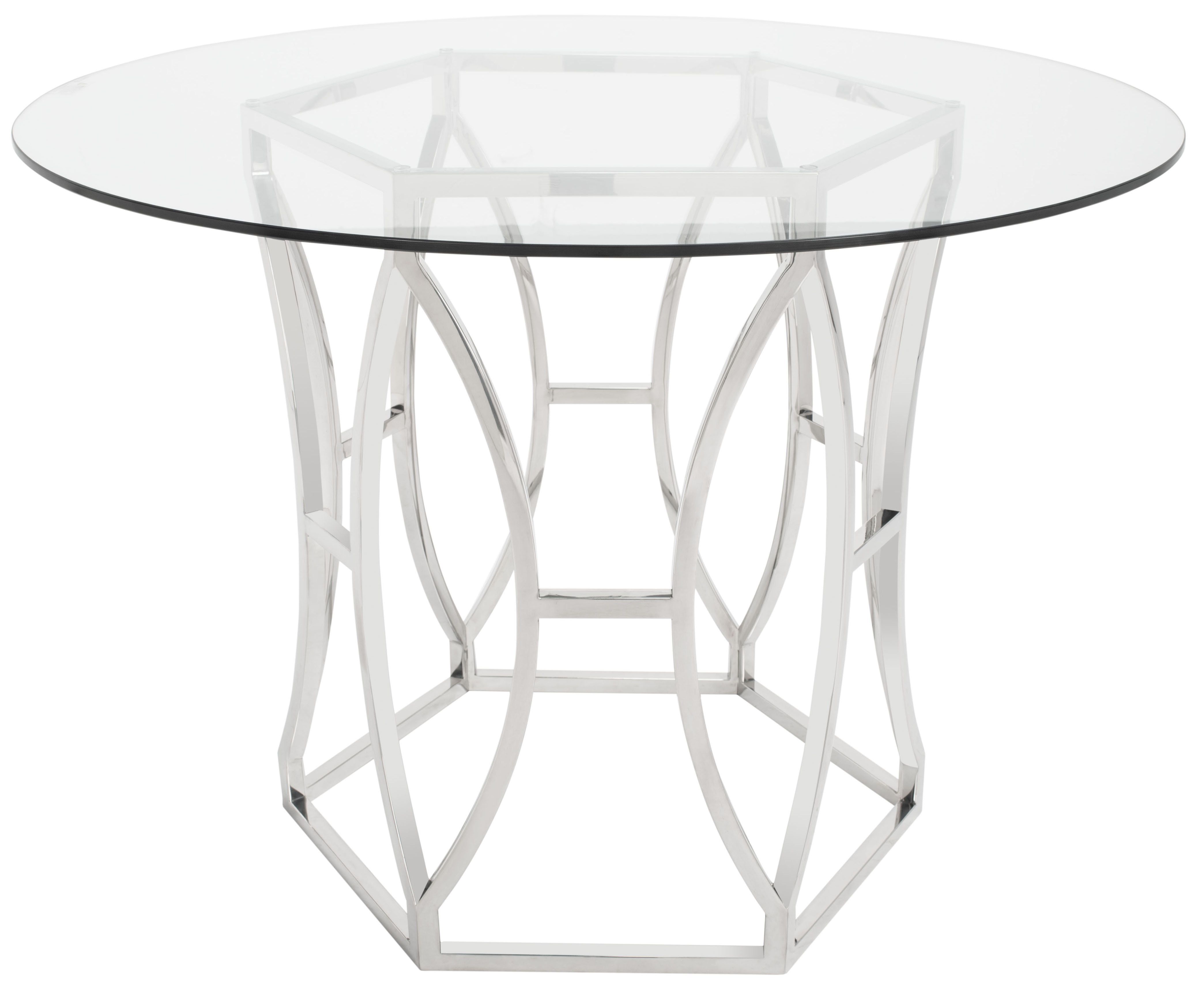Ivy Bronx Bethwyn Round Glass Dining Table - Wayfair Canada