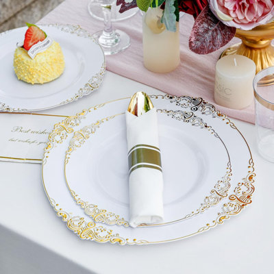 wedding disposable tableware