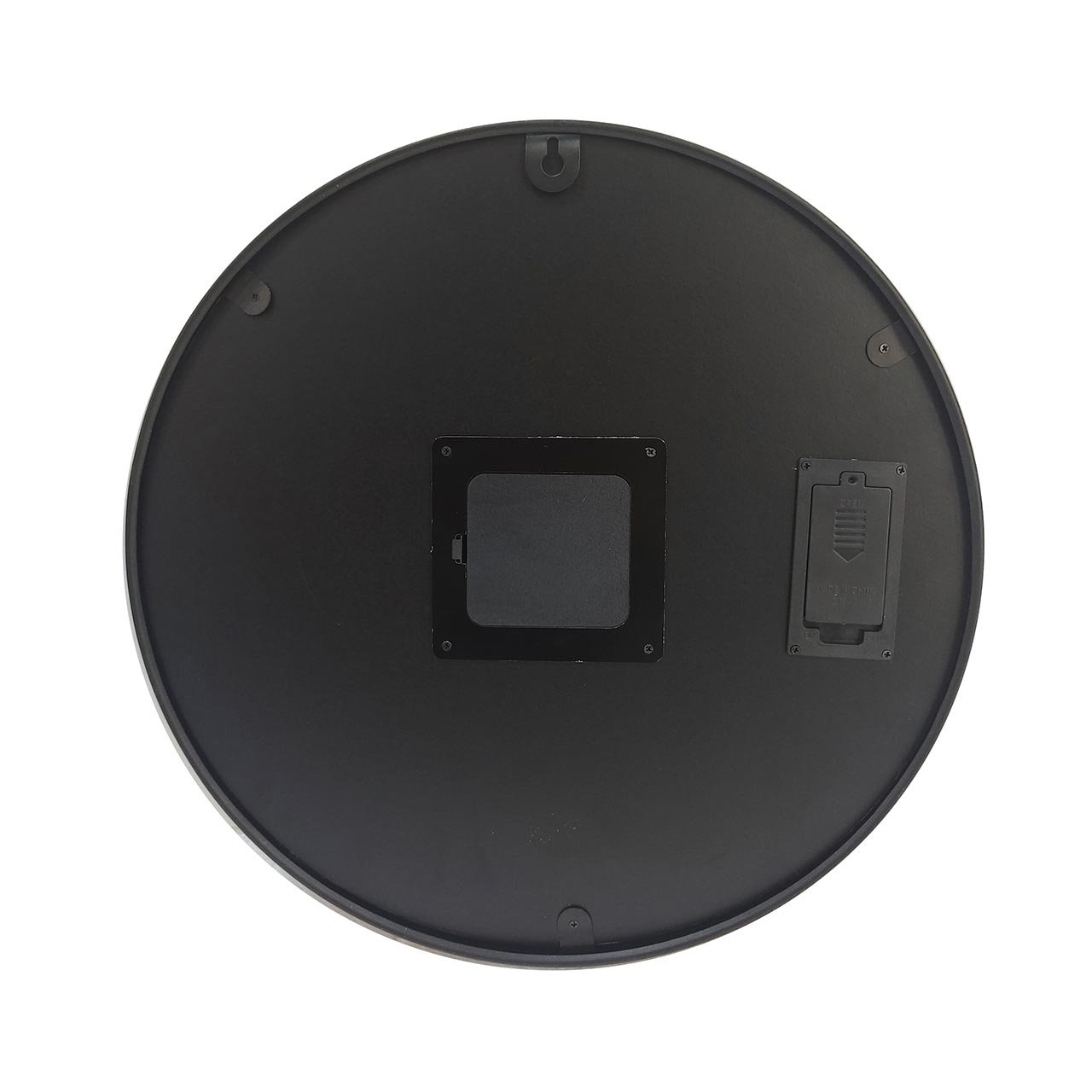Borough Wharf Ormiston Living Room Round Wall Clock with Metal Frame ...
