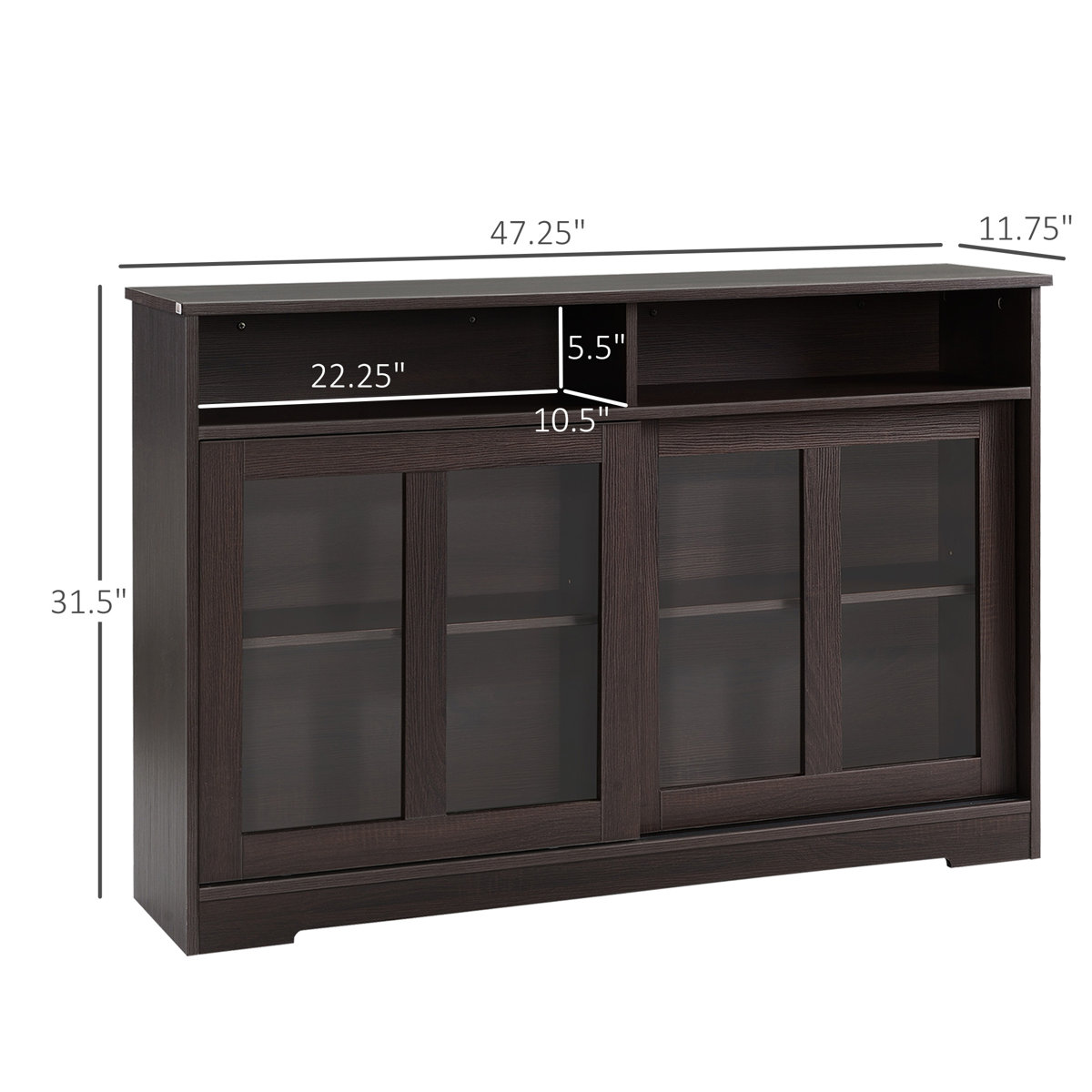 Winston Porter Genisha 47.25'' Wide Sideboard | Wayfair