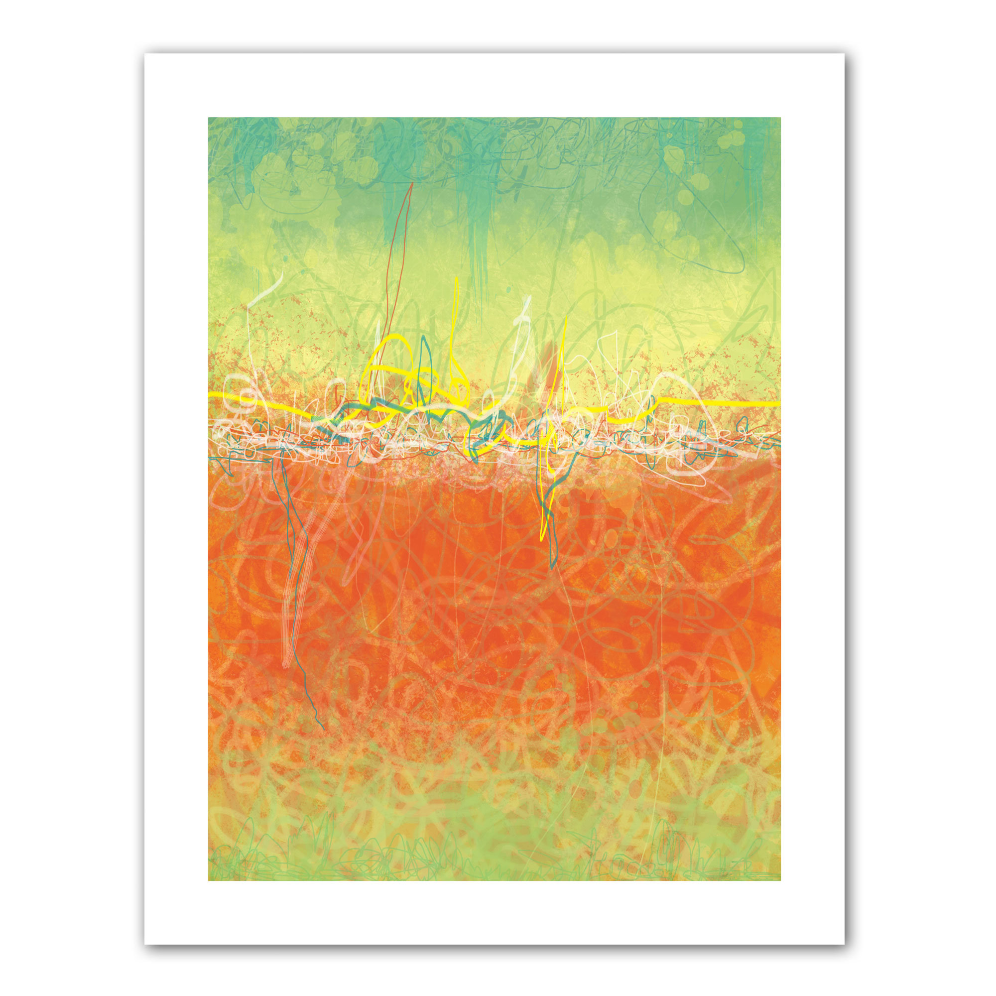 ArtWall 'Textured Earth' by Jan Weiss Painting Print on Rolled Canvas ...