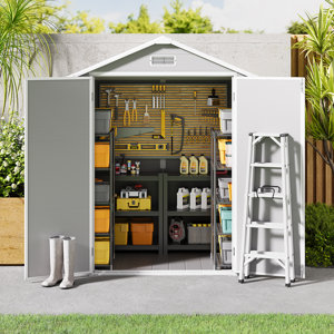 Asofer Outdoor Storage Shed & Reviews - Wayfair Canada