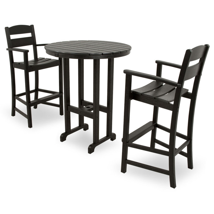 Ivy Terrace Classics 3-Piece Round Bar Set & Reviews | Wayfair