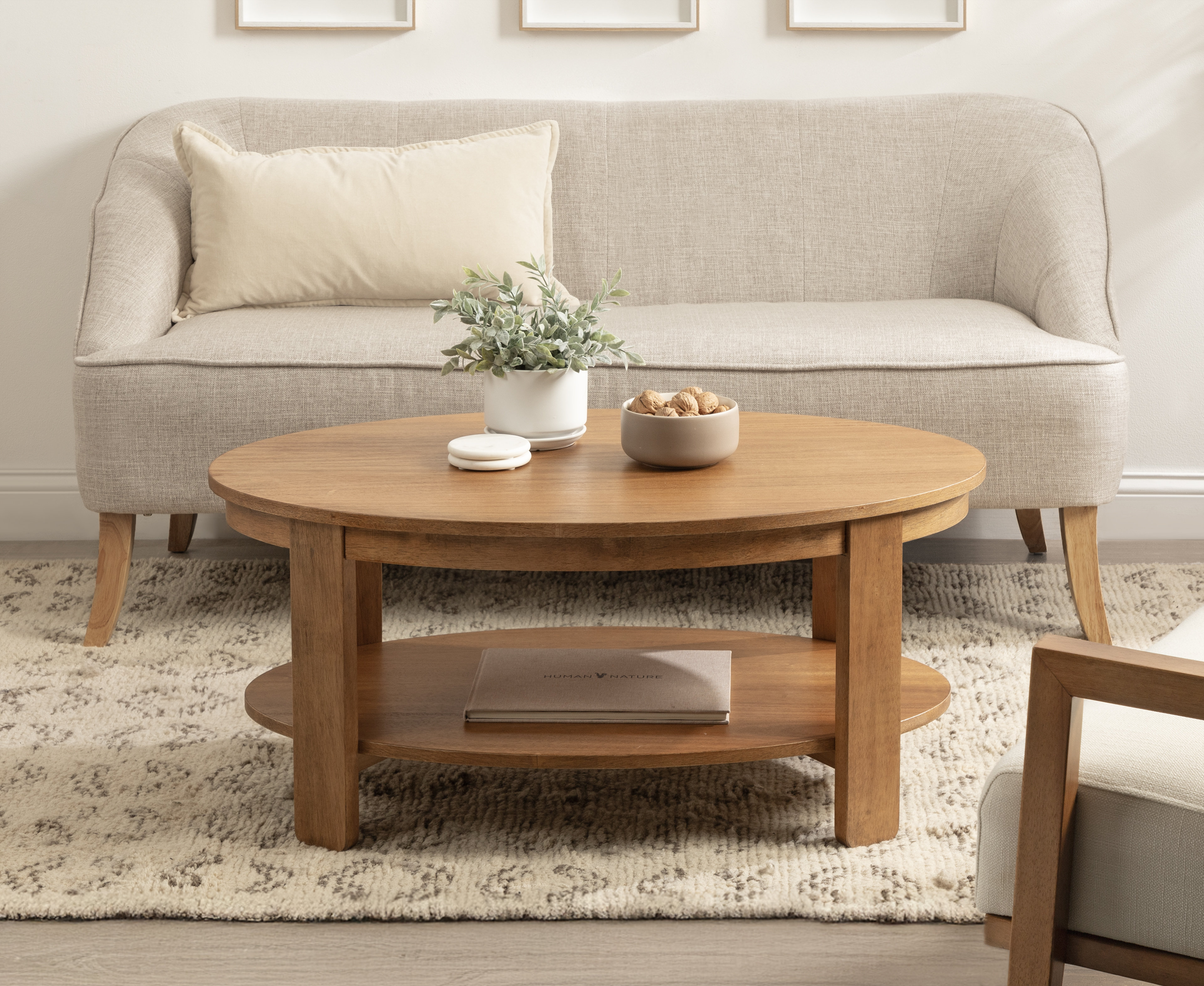 Latitude Run® Tiered Oval Living Room Coffee Table - Wayfair Canada