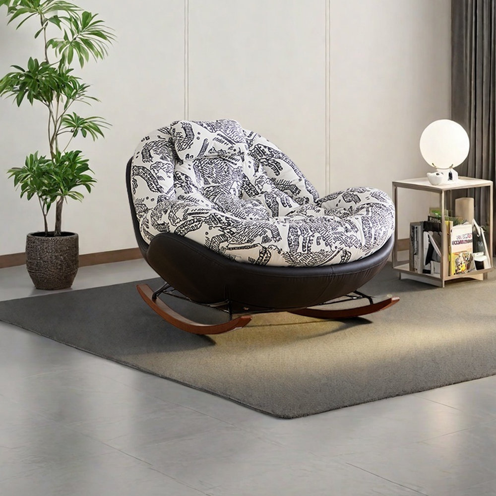 PPEDKS Ergonomic design minimalist rocking chair | Wayfair