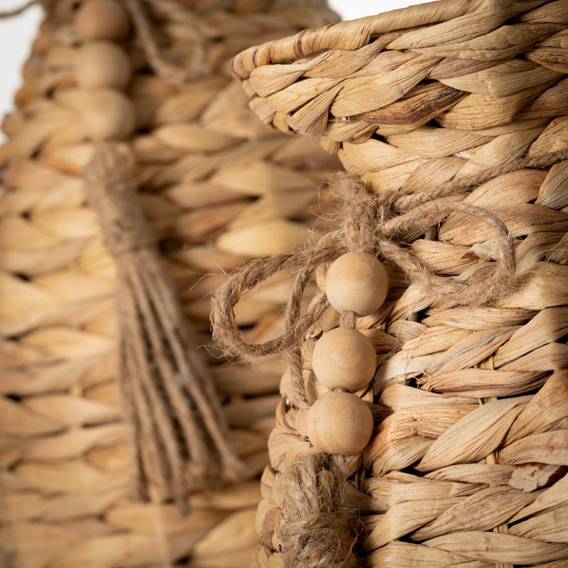 Birch Lane™ Ferdina Seagrass General Basket - Set of 2 | Wayfair