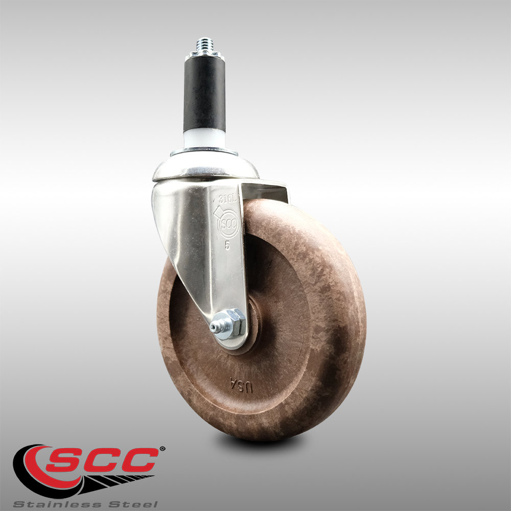 Service Caster 316SS High Temp Glass Filled Nylon 1- Expanding Stem ...
