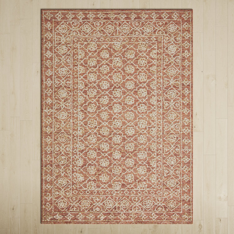 Millcreek Wool Rust/Natural Rug & Reviews | Birch Lane