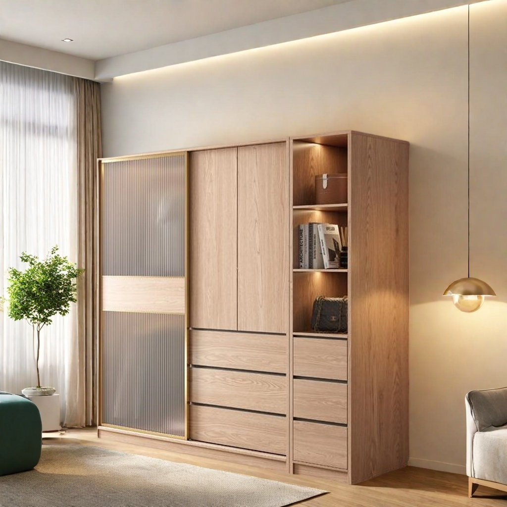marlao Modern Simple Fashion Wardrobe | Wayfair
